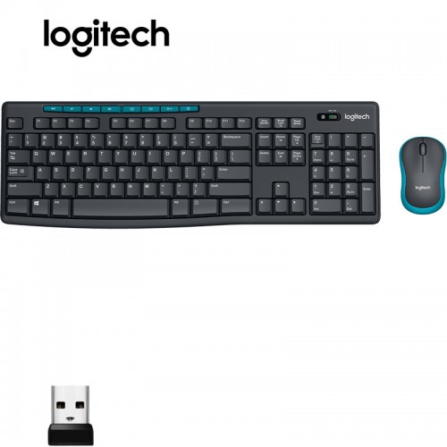 Logitech MK275 Wireless Keyboard and Mouse Combo - Gold One Computer