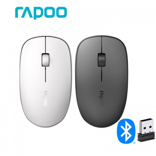 Rapoo M200 Silent Wireless & Bluetooth Mouse - Gold One Computer