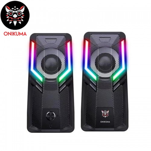 ONIKUMA ,G6,Wired,RGB ,Gaming ,Speakers - Gold One Computer